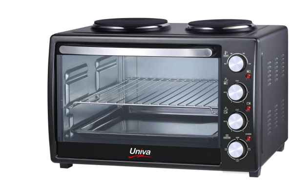 Univa 30L Mini Oven with 2 Solid Plates UMK30B