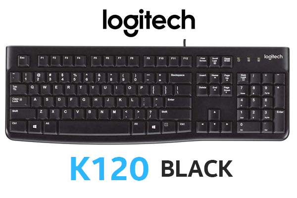 Logitech® K120 Corded Keyboard - USB 920-002508 – GIFTGUIDE