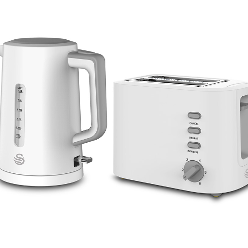 SWAN - Kettle & Toaster Breakfast Pack SPP9W/B