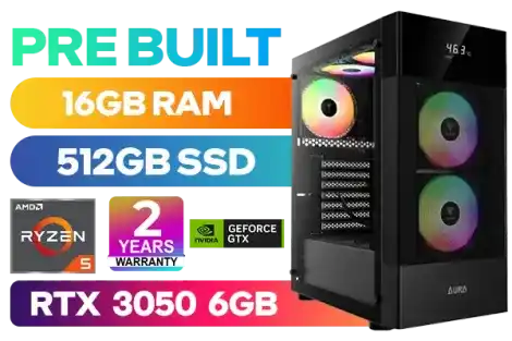 [Pre Built] AMD RYZEN 5 5500 RTX 3050 Gaming PC – GIFTGUIDE