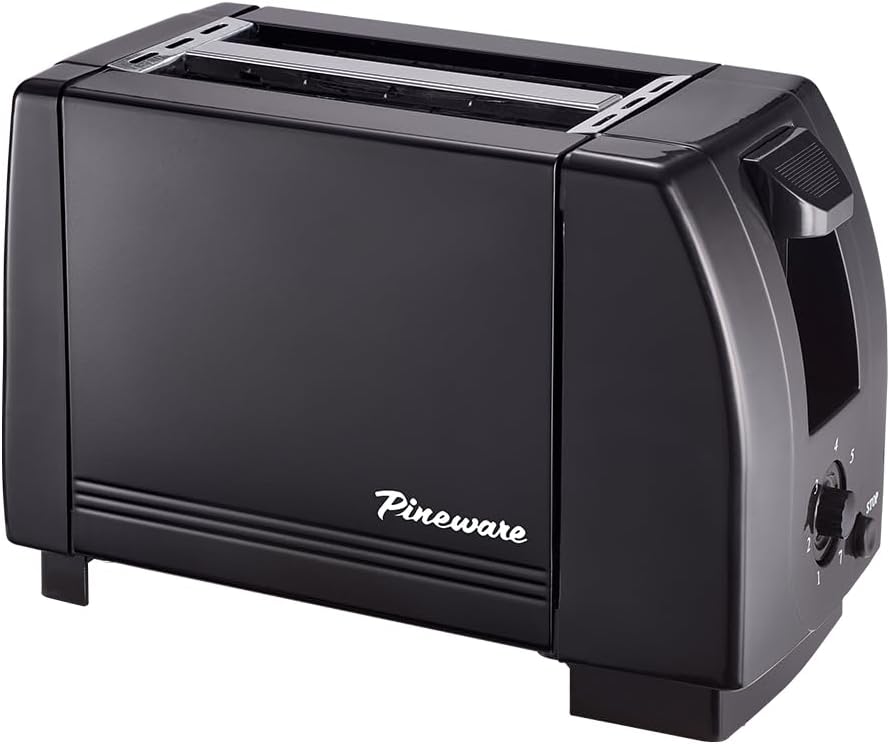 Pineware 2 Slice Toaster Black - PET201 860292 – GIFTGUIDE