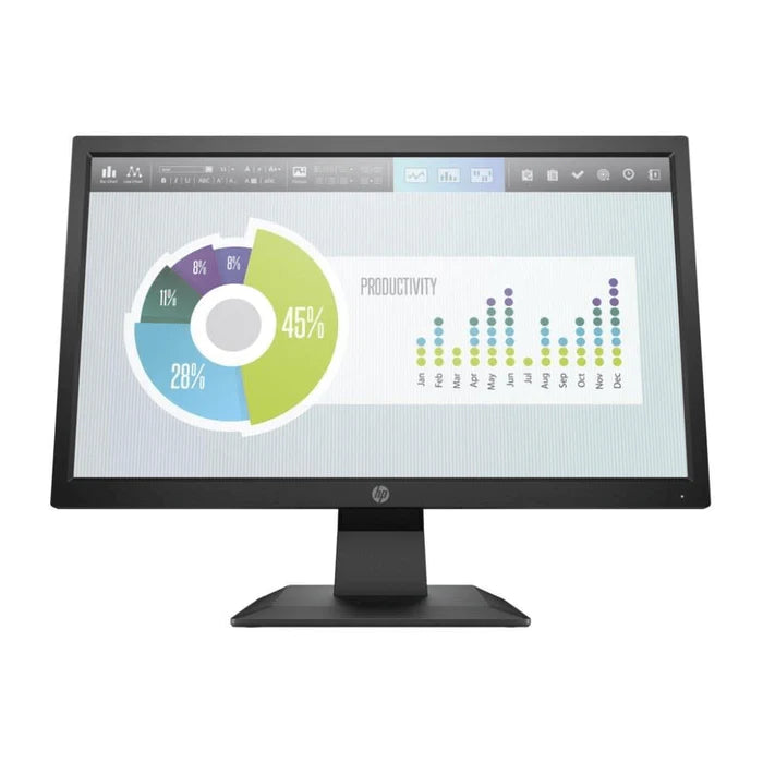 HP P-Series P204v 19.5-inch 1600 x 900p HD+ 16:9 60Hz 5ms TN LED Monit ...
