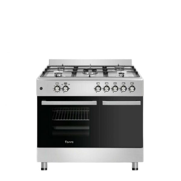 Ferre 90×60 Free Standing Full Gas Stove With Gas Bottle Compartment F ...