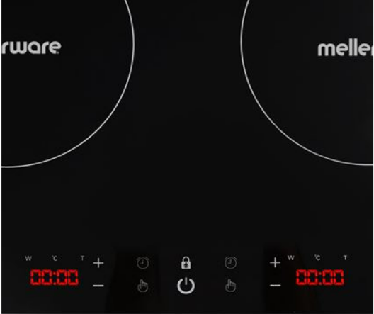 Induction Cooker Double Glass Black 3000W "Capri"