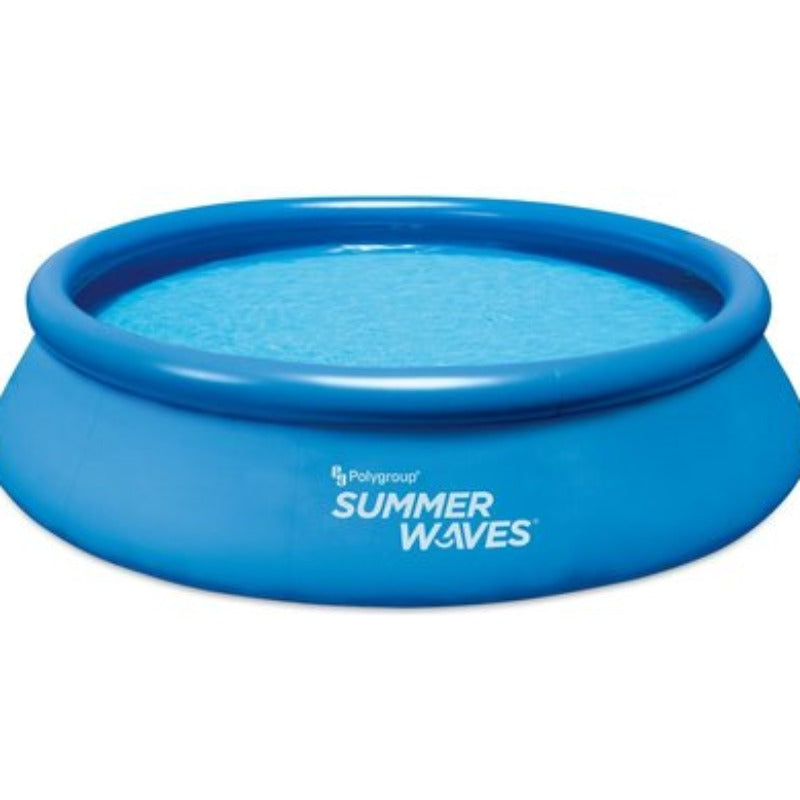 Polygroup Summer Waves Quick Set Ring Pool - Blue (3660 x 3660 x 760mm ...