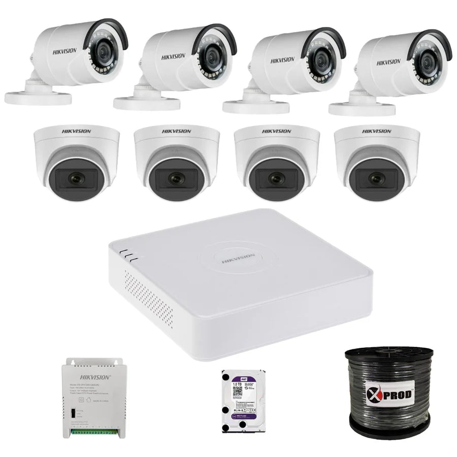 Hikvision 8 Channel 1080P Combo Complete Kit – GIFTGUIDE