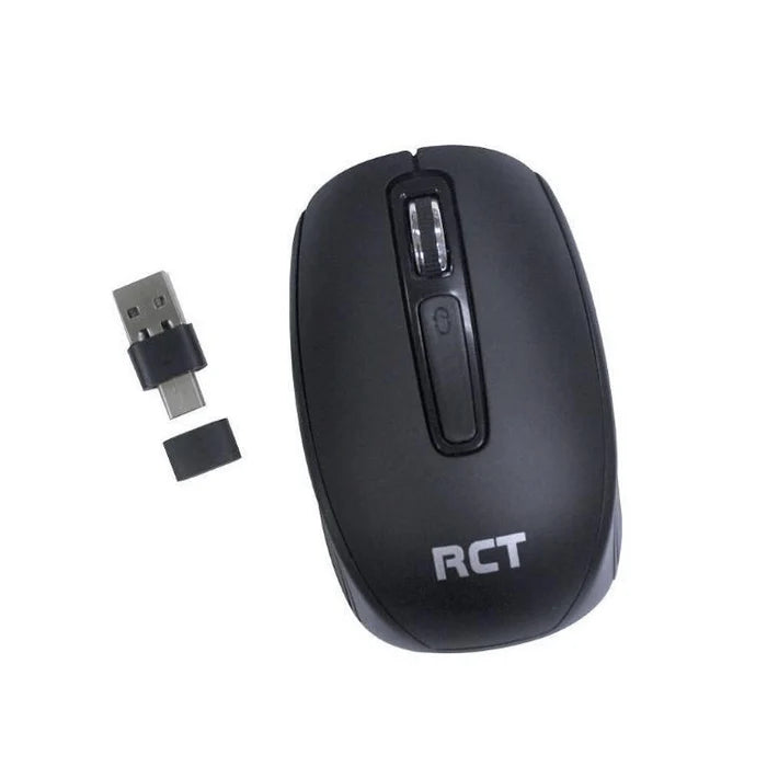 RCT X850 Wireless Optical Mouse With Type C and A Adaptor RCT-X850BKC ...