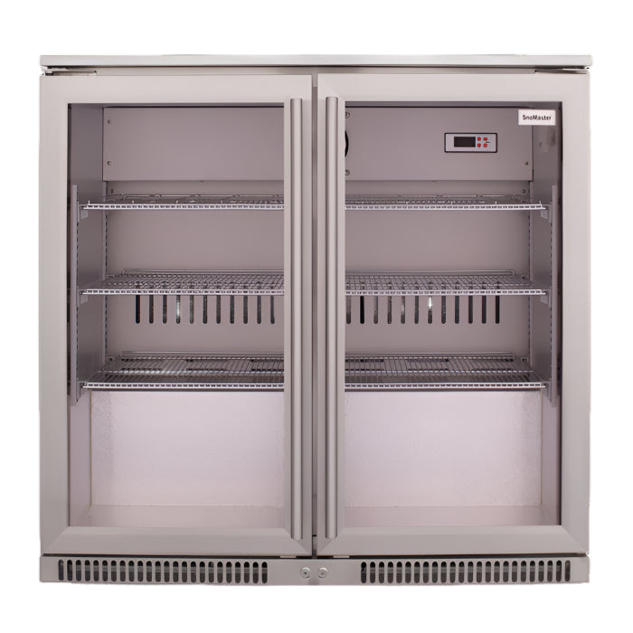 SnoMaster - 200L Sub-Zero Under Counter Beverage Cooler - Stainless St ...