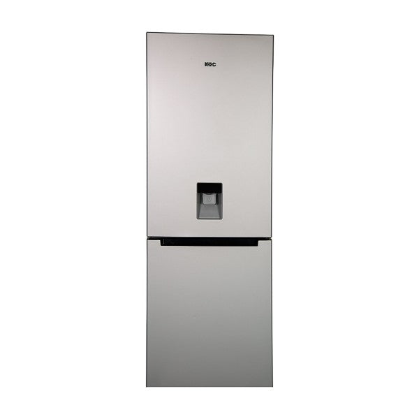 KIC Combination Fridge Freezer with Water Dispenser Metallic 344L KBF