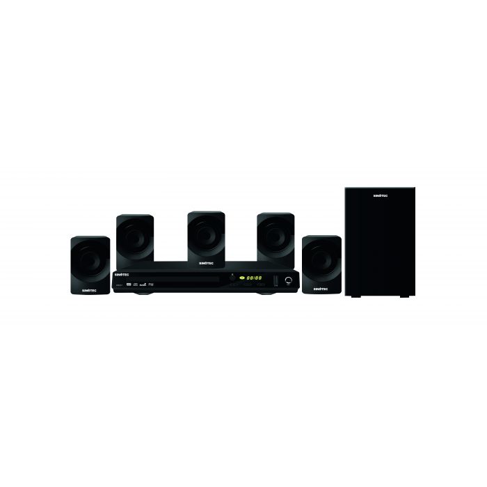 Sinotec 36W 5.1 Home Theatre System (150W Peak Output) BT HTS-518 ...