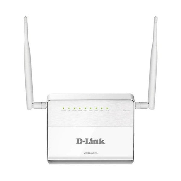 D-Link DSL-224 Wireless N ADSL/VDSL2 + 4-Fast Ethernet ports Wi-Fi Rou ...