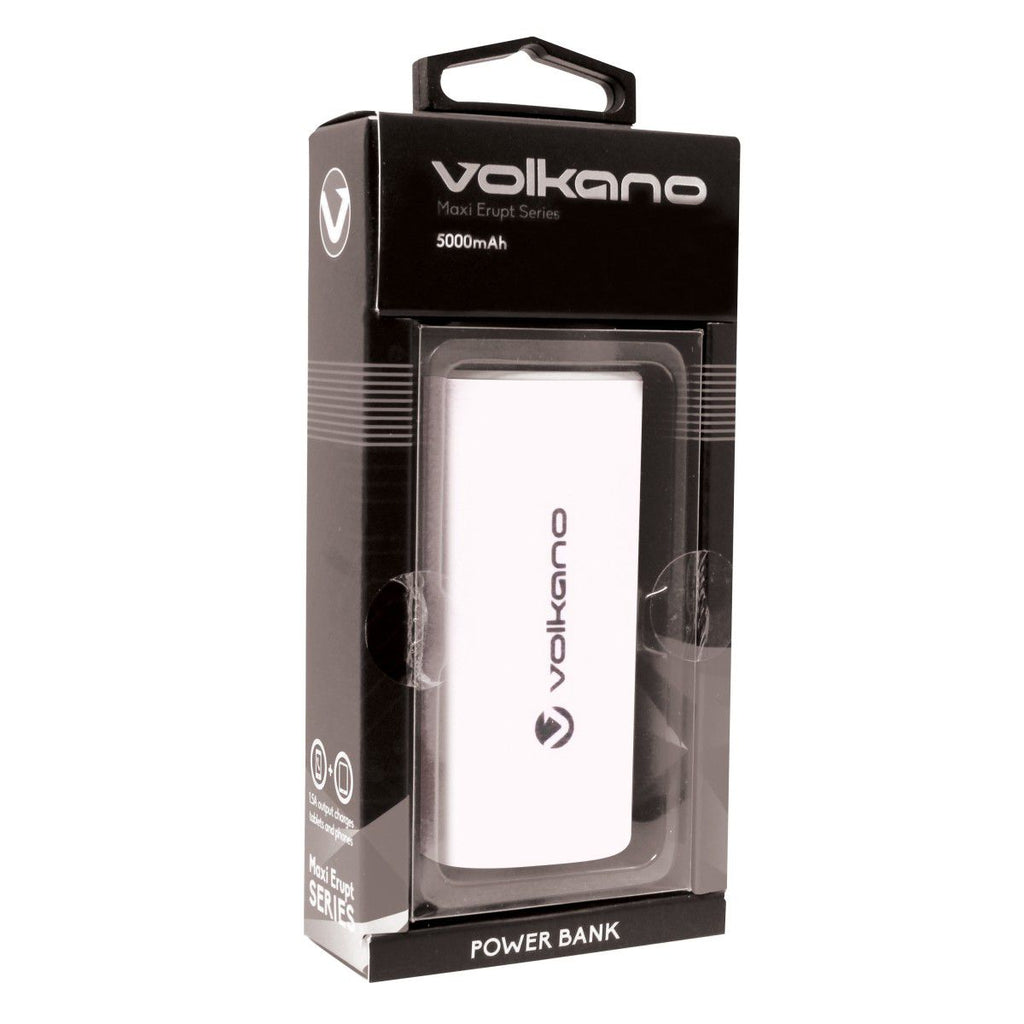Volkano Maxi Erupt Series Power Bank 5000 VE804-WT/BK – GIFTGUIDE