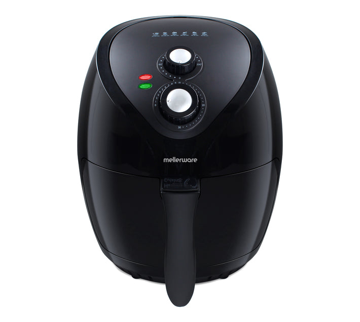 Mellerware Air Fryer With Timer Manual Plastic Black 3.6L 1400W Vitail ...