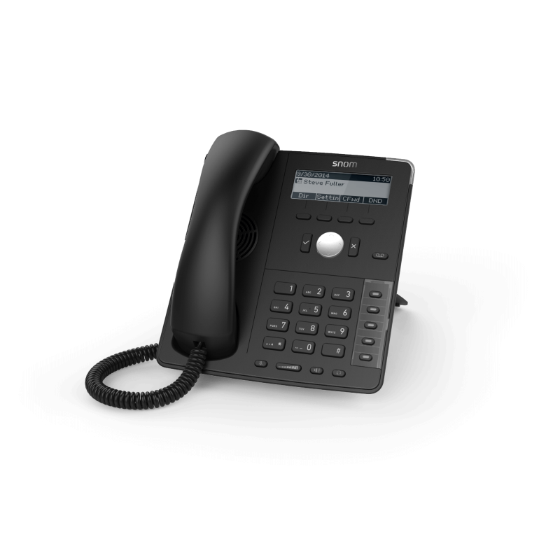 Snom D715 4-line Desktop SIP Phone - Wideband Audio - 4-line Graphical
