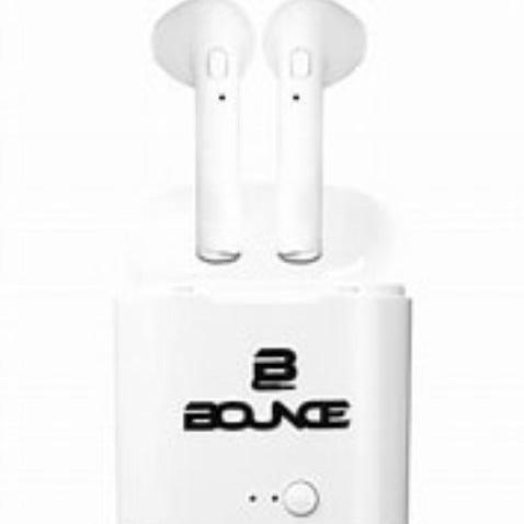 Bounce Clef Series White TWS Earphone Pods White/Black